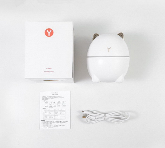 เครื่องพ่นไอน้ำ เครื่องพ่นอโรม่า LOVELY HUMIDIFIER Cat ear