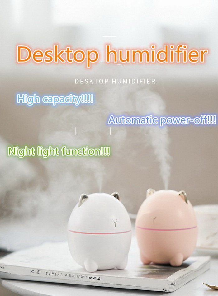 เครื่องพ่นไอน้ำ เครื่องพ่นอโรม่า LOVELY HUMIDIFIER Cat ear